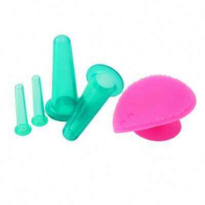 5pcsset Silicone Cupping Cups Massage Helper Anti