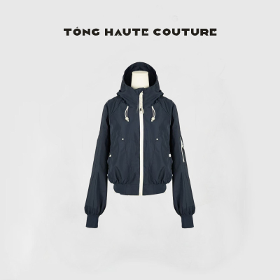 【风盈】春季新款轻奢设计师款连帽时尚短外套 YW26043