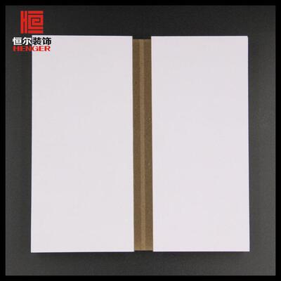 15mm面面白装色三聚氰双胺贴VGL板开槽饰品店服装店修专用槽板