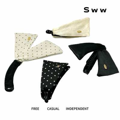 SWW简约气质波点抓夹发饰