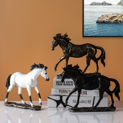 Horse ornament decorOation half-handmade office business w