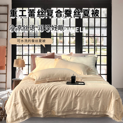 Olivier Desforges  OD蒂莎天丝提花蚕丝纤维夏被