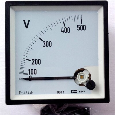 上海乐磁 交流指针电压表 96T1 LECI 150V 450V 500V 750V 1000V