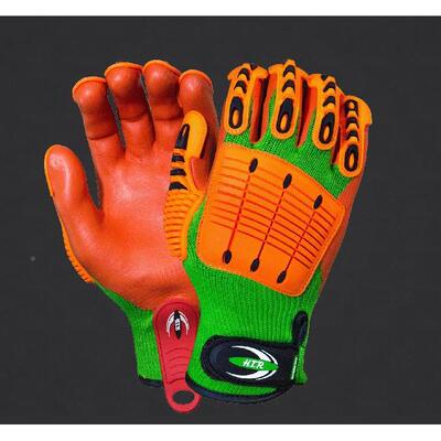 套海太尔矿全业防撞机械手套90098防滑机械指手防震耐磨手套008