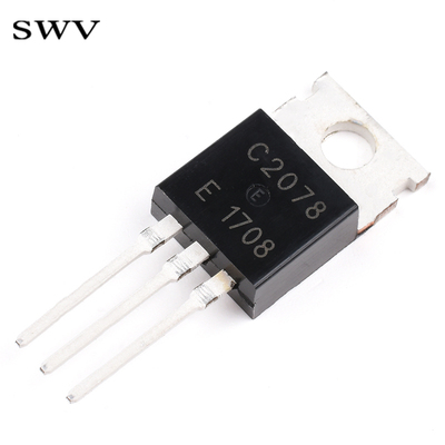 全新 2SC2078 C2078 E直插TO-220 NPN 高频功率三极管 晶体管