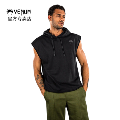 毒液拳击训练无袖帽衫T恤