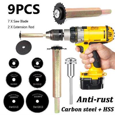 极速9pcs Practical Circular Saw Blade Set for Plastic Pipe