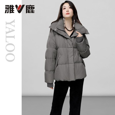 雅鹿冬季新款女加厚保暖羽绒服