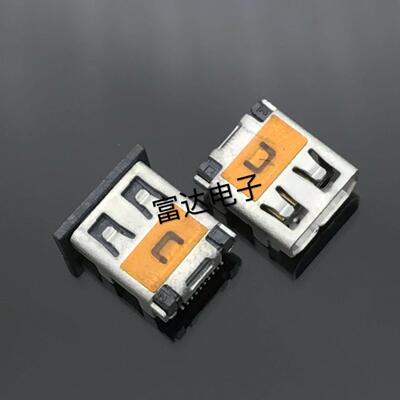 USB插座母座 USB连接器 MINI HDMI 19PIN/F脚 90度针贴片