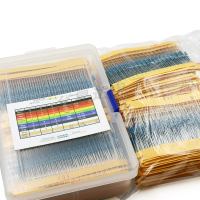 0.25w 1/4W金属膜电阻包0.25W全系列阻值常用130种 总计2600PCS