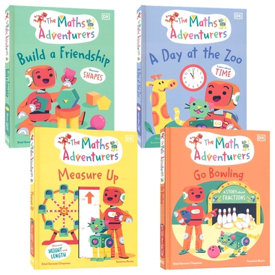 DK The Maths Adventurers Series 数学冒险家系列 趣味故事学数学 英文儿童数学启蒙书籍 故事绘本 3册 5-7岁 英文原版进口图书