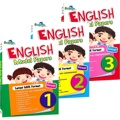 Dolphin English Model Papers 新加坡英语 小学英语模拟试卷 1-3年级 完形填空 阅读理解 语法 词汇 英文原版进口图书