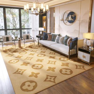 轻豪华现代极简主义客厅地毯沙发咖啡桌毯子卧室全床毯斯堪的纳维