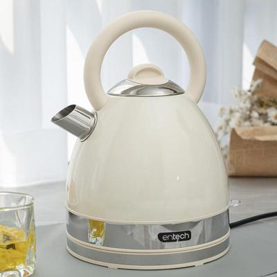 复古烧水壶1800W快烧壶家用电热水壶不锈钢开水壶自动断电煮水壶