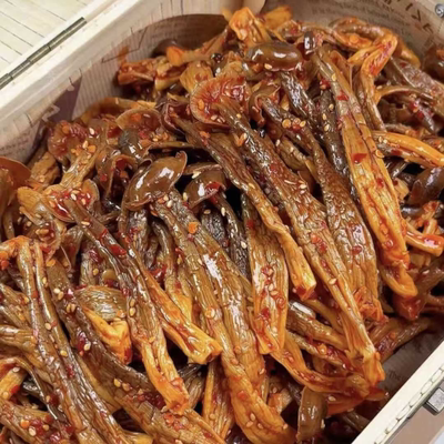 【脆爽鹿茸菇】大袋装香辣开袋即食卤味鲜菇爆辣解馋小零食下酒菜