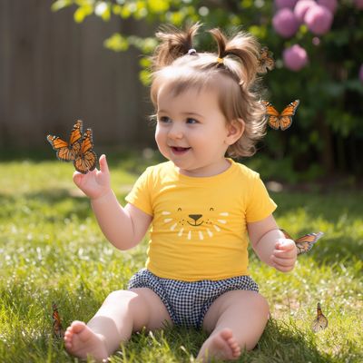 爆款童装柔软格子衣服女童套装夏季女宝宝T恤ins风婴儿韩版两件套