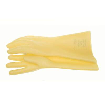 代尔塔207003带电作业17KV电工高低压20KV乳胶橡胶绝缘手套GLE2