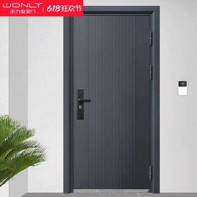 WL王力防盗门进户门家用入户门室内外出租房农村大门子母钢质工程
