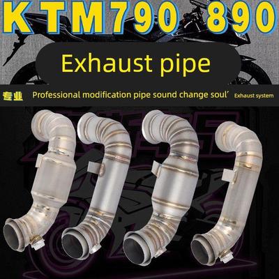FIRE TORCH适用摩托车改装25年KTM790不锈钢排气KTM890钛合金中段