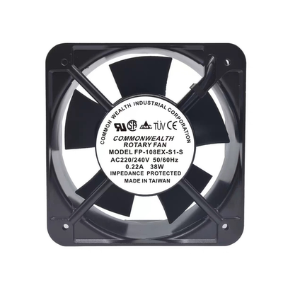 台湾三协FP-108EX-S1-S/B 15050/17251 110V/220V38W机柜散热风扇
