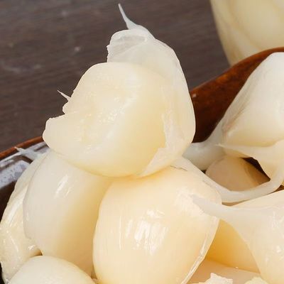 山东淄博冰糖蒜瓣糖醋蒜头腌大蒜咸菜下饭菜泡菜酱菜腌制水晶甜蒜