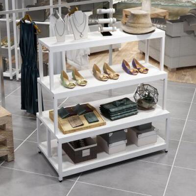 橱窗示展AL100113架被芯架四套家纺店货展示柜中岛柜家纺道具架件