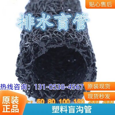 厂家发货 塑料盲管 排水盲管 透水盲管 园林绿化地下渗排水盲沟管