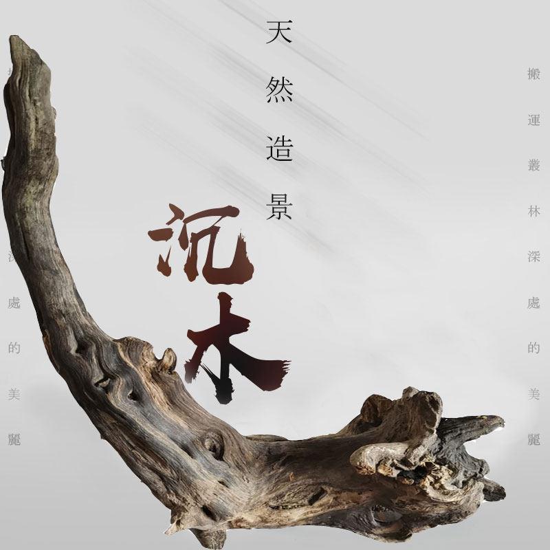 天然枯木头空气凤梨底座支架爬宠攀爬水族草缸鱼缸雨林缸造景枯木