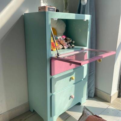 茶柜水餐柜房储物WIJ柜子客厅靠墙收纳厨柜儿童玩具边收纳柜