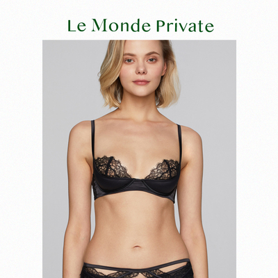 「感官Sensuality系列」性感列维斯蕾丝真丝软钢圈文胸