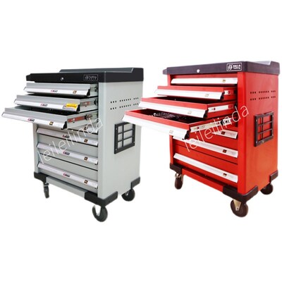 拓进工具车汽修重型修车小推车抽屉式车间实验室可移动收纳工具钢