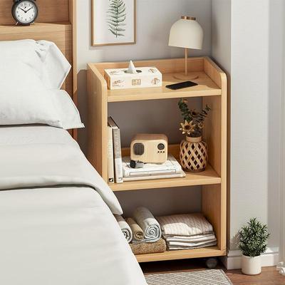 可移动小书G593AC1架落地桌边床下头置物架旁卧室桌书桌收纳柜子