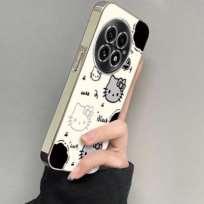 适用一加13手机壳1加11+ACE3pro新款1+12全包防摔一加ACE2V硅胶保护套oneplusaec竞速版9RT猫爪kt猫8t外壳7/6