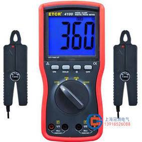ETCR4100双钳数字相位表三相相序相位仪电力铁路