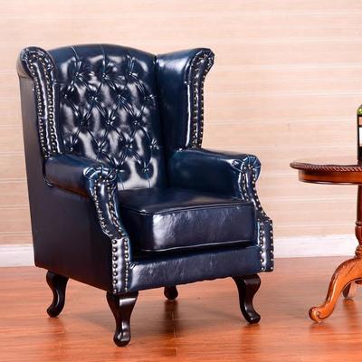 个A1厅0L美式乡村皮布艺沙发组合F75S7S86复古经典小户型客单人沙