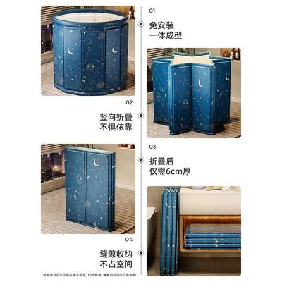 泡澡QZV人桶浴大人折叠儿童洗澡桶冬天成全身浴桶家用沐浴桶浴缸