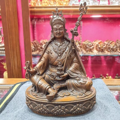 莲师/莲花生大士/莲花生大师/Guru/邬金仁波切/7寸10寸藏传佛像
