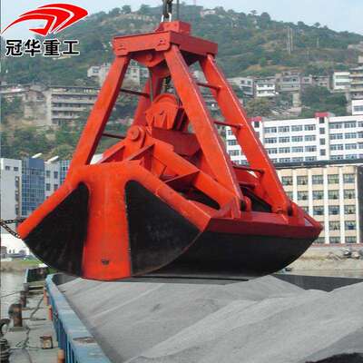 出售双绳码头吊港口抓斗履带吊抓斗建筑路桥用抓取松散堆积物斗