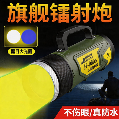 赫朗拓森H980S大师竞技夜钓灯钓鱼灯大功率黑坑正钓蓝光灯全防水