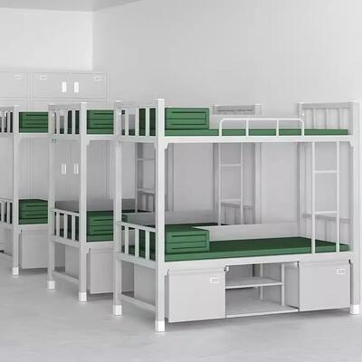 制式床营具上铺双内层高低钢制下铁艺双人营具床加厚务柜宿舍上下