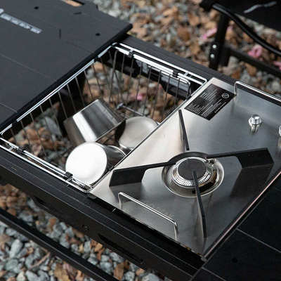 露营igt单元板桌子可拓展模块轻量化铝合金面板炉子可折叠收纳篮