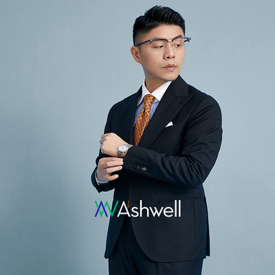 ASHWELL羊毛混纺老钱风西服套装