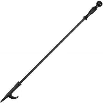 铁艺壁炉工具烧火棍拨火棍可拆卸火钩烤炉用具Fireplace poker