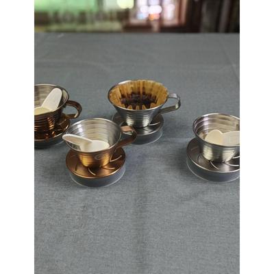 Tiamo不锈钢过滤杯，三孔蛋糕杯，手冲泡过滤杯，滴滤杯，咖啡过