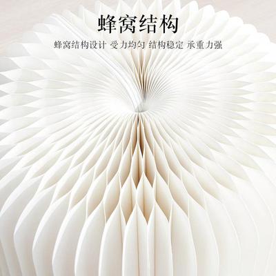 工厂直销圆柱展示展会73陈列摆件岛台折叠纸白色形产中品展台圆示