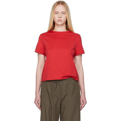 AMOMENTO 女士 T恤 红色 Basic