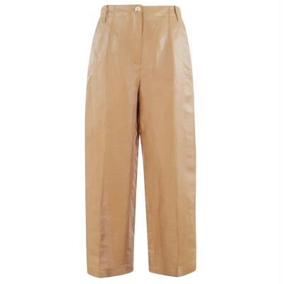 Alysi 女士 SS25 连衣裙 Lurex 细节褶皱长裤