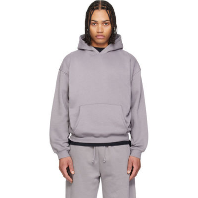 SKIMS 男士 卫衣 紫色 Fleece Lounge Relaxed 连帽衫