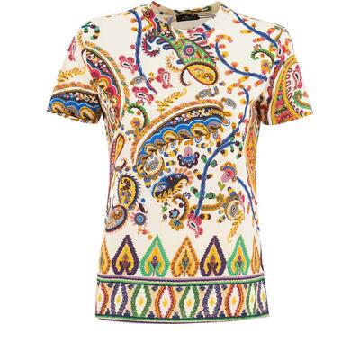 Etro 艾绰 女士 SS26 T恤 Etro 佩斯利印花短袖