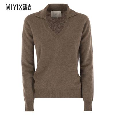 【秋季新品】VanisÉ 女款PATTY V领套头Polo衫 迷衣时尚